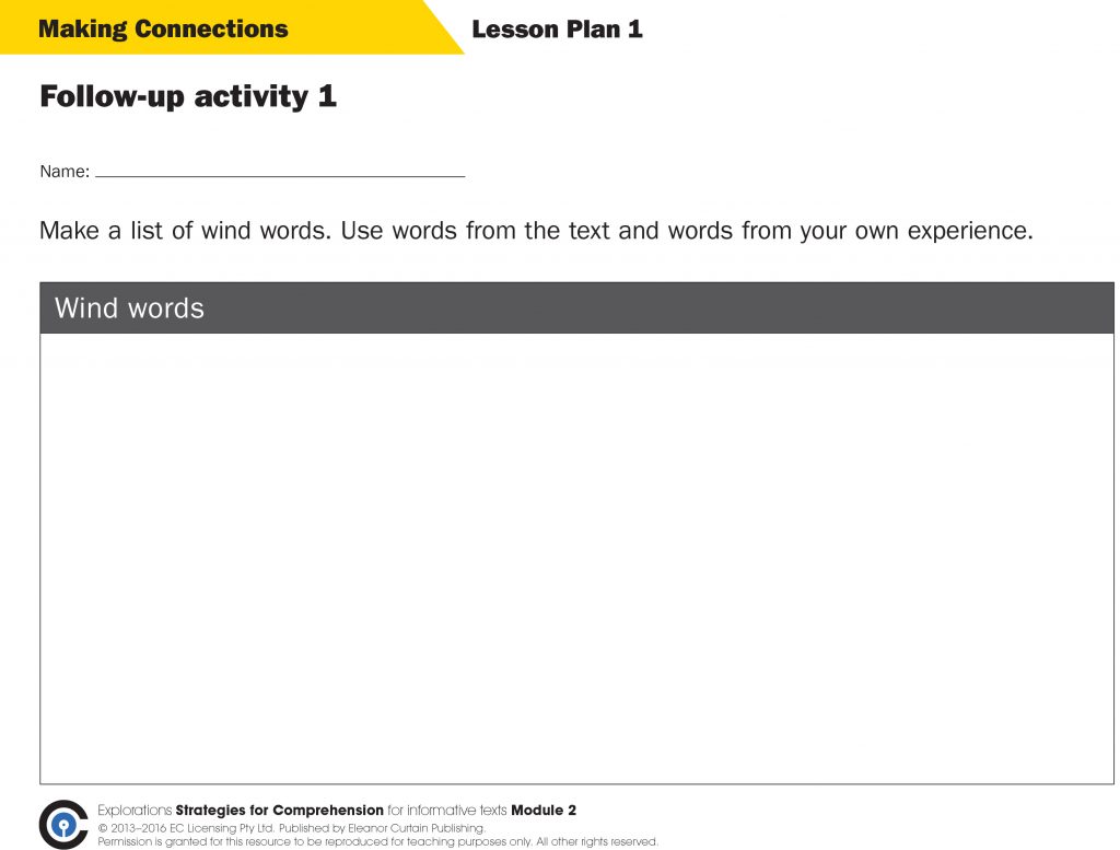 Making Connections | Strategies for Comprehension
