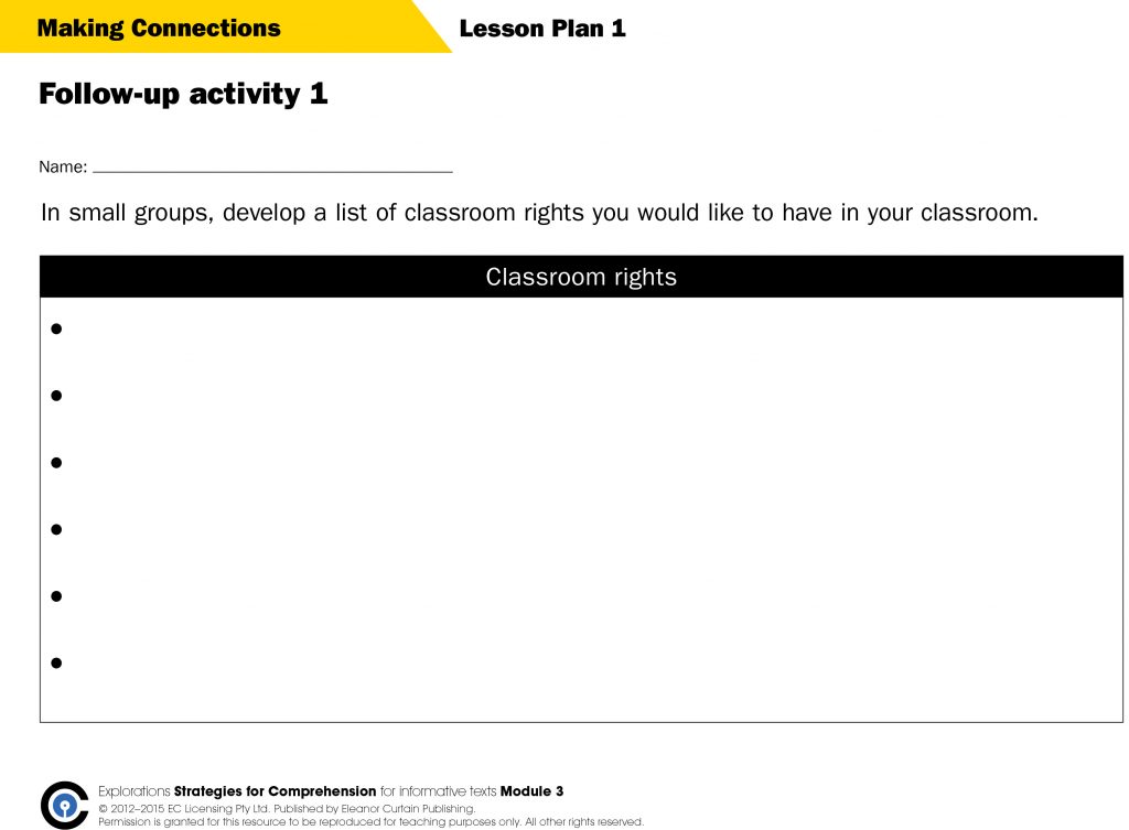 Making Connections | Strategies for Comprehension