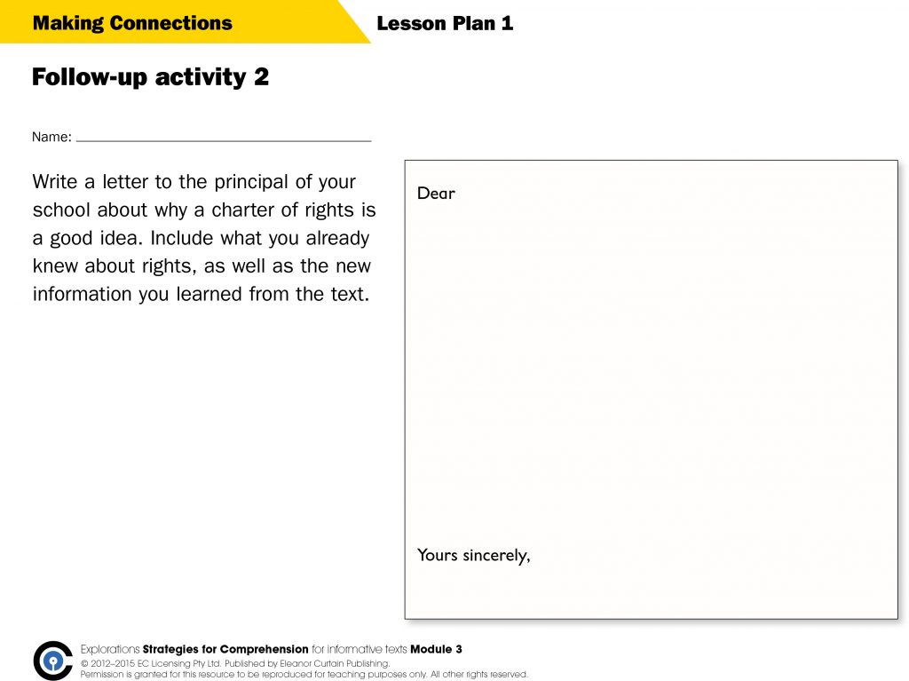 Making Connections | Strategies for Comprehension