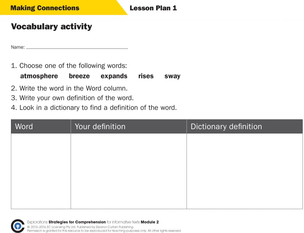 Making Connections | Strategies for Comprehension