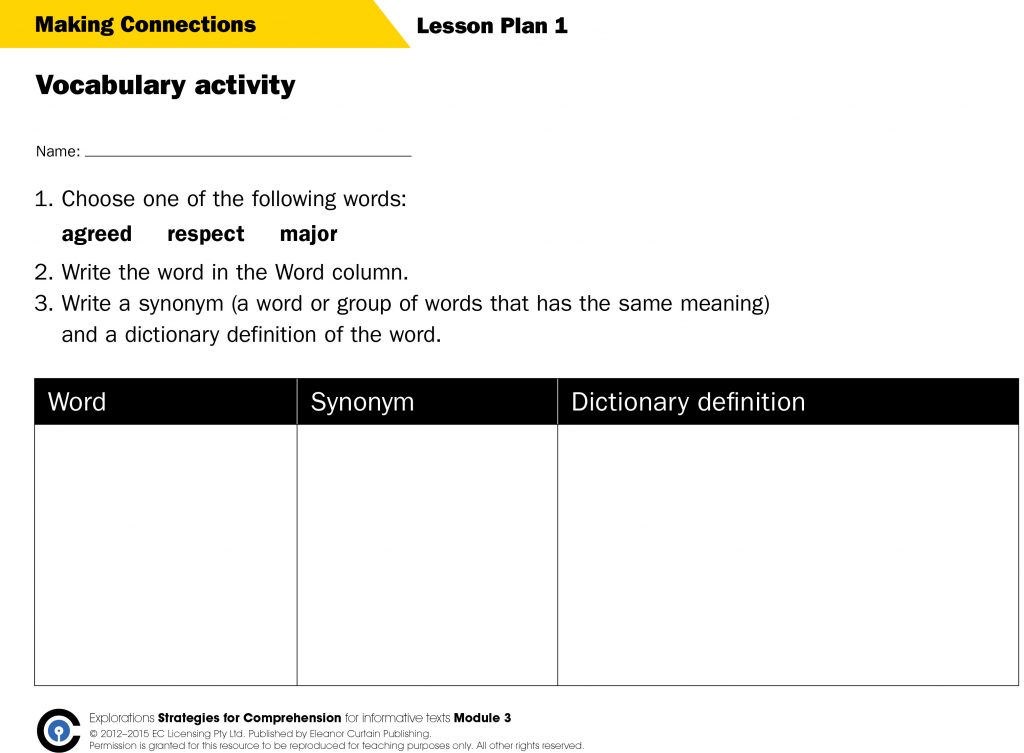 Making Connections | Strategies for Comprehension