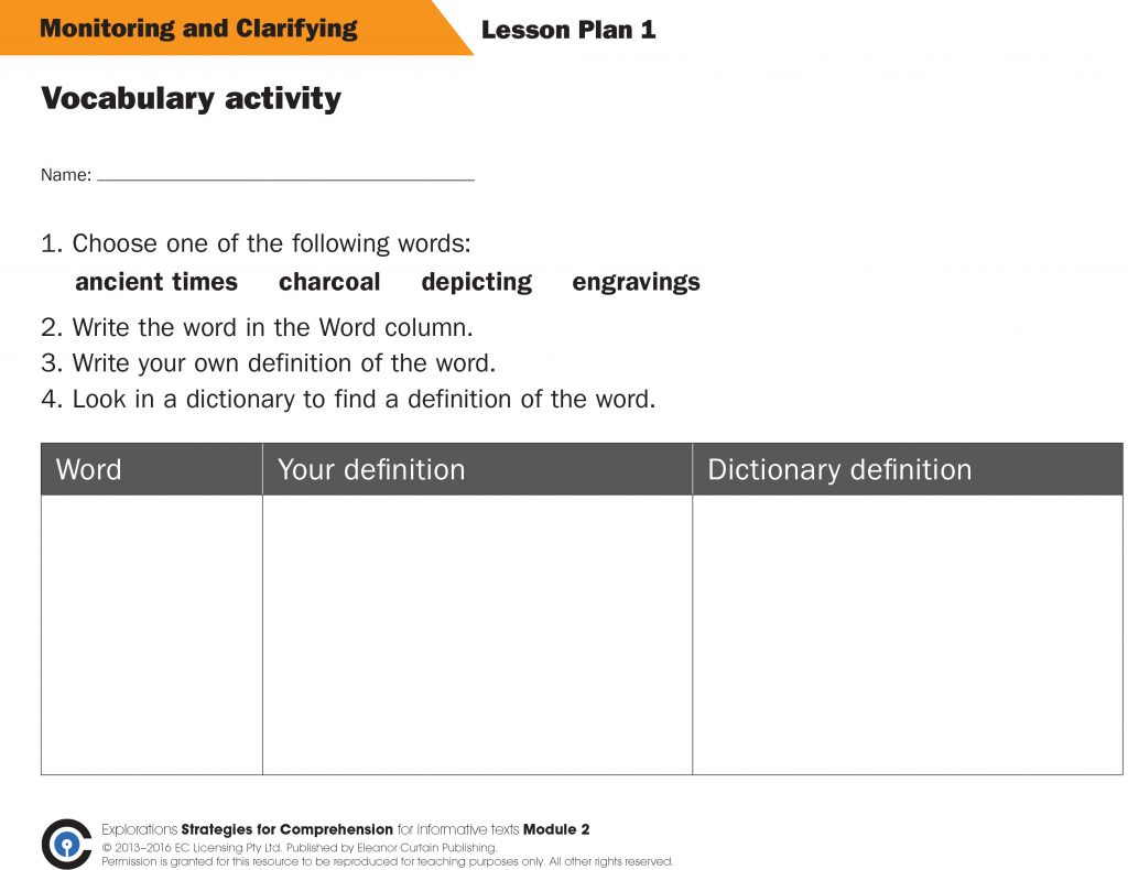 Monitoring and Clarifying | Strategies for Comprehension