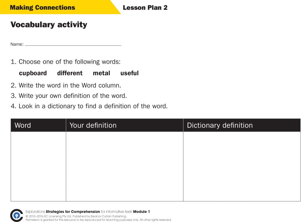 Making Connections | Strategies for Comprehension