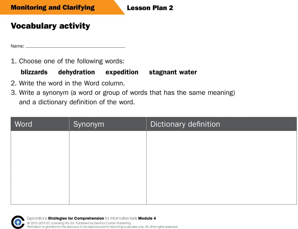 Monitoring and Clarifying | Strategies for Comprehension