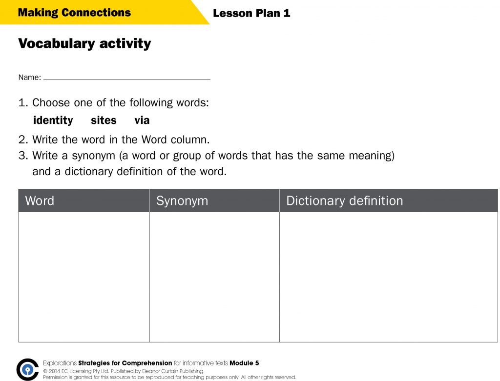 Making Connections | Strategies for Comprehension